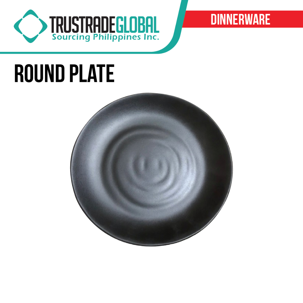Melawares Black Plates 20cm x 20CM x 1cm | Shopee Philippines