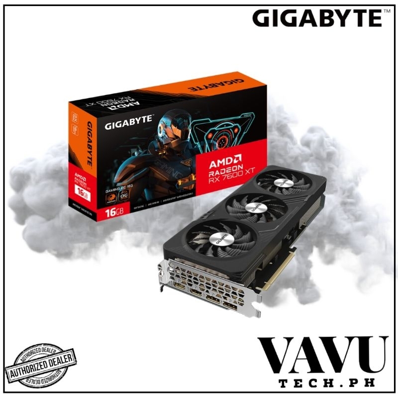 Gigabyte Radeon RX 7600 XT Gaming OC (16GB) GDDR6 Video Graphics Card ...