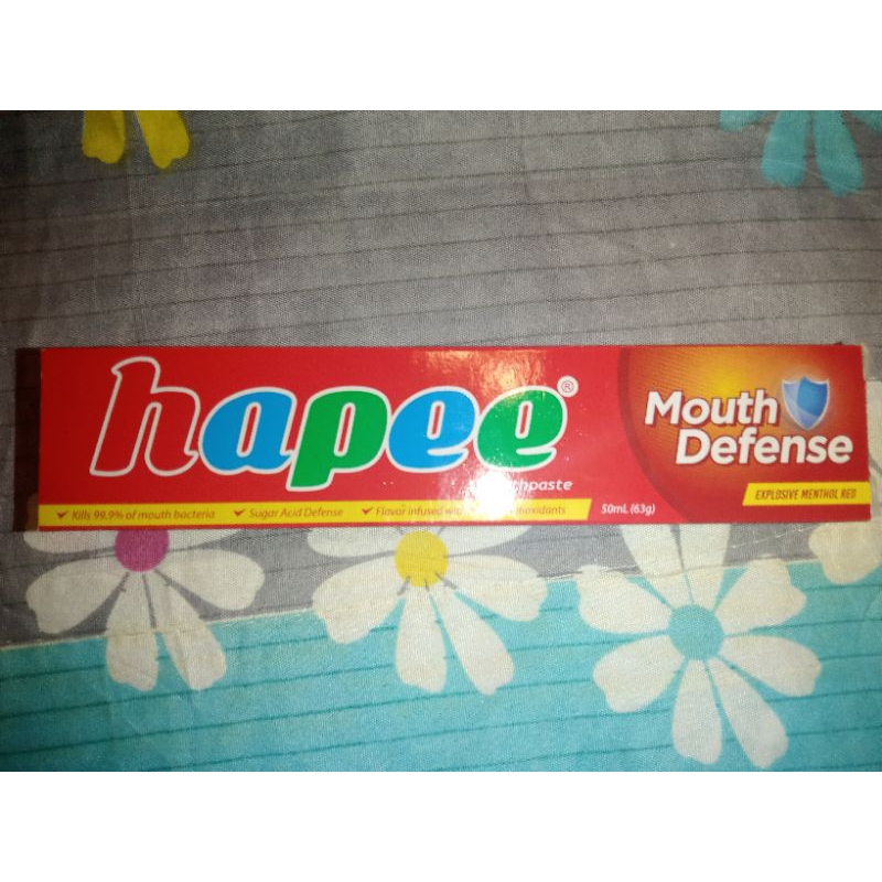Super Sale 40% off! Hapee Toothpaste Menthol Red 50ml | Shopee Philippines