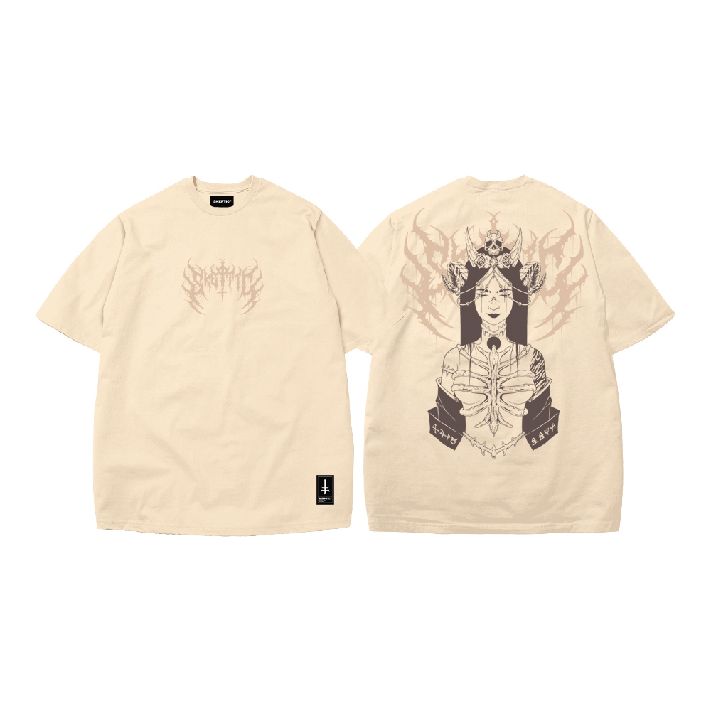 Skeptic: DEITY Offwhite Boxy Fit Oversized Shirt | Shopee Philippines