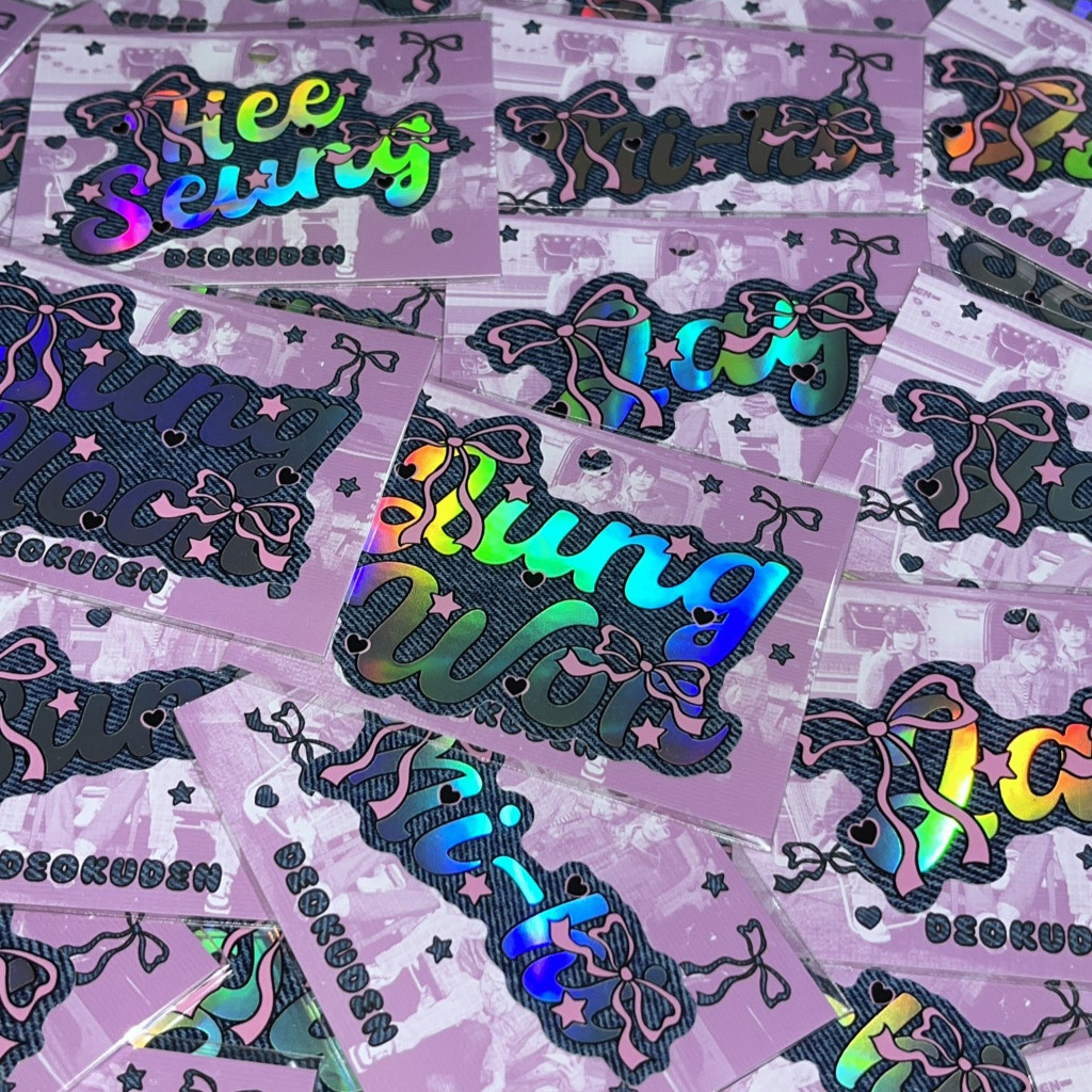 ENHA Name Holo Decals / Stickers by DEOKUDEN | Shopee Philippines