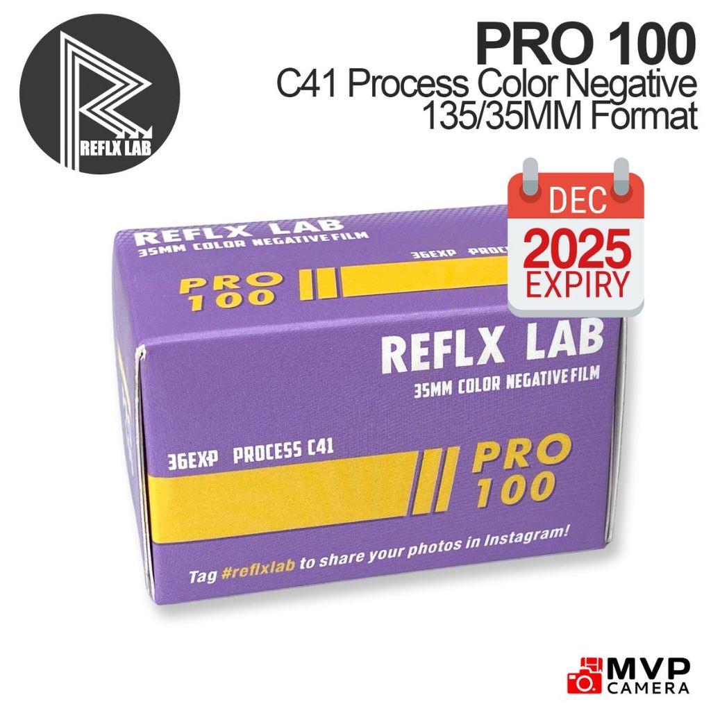 REFLX Lab Pro 100 Color Negative Film 35mm 135 Format 36 Exposures C41 ...