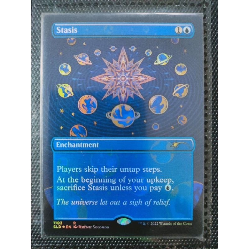 MTG - Stasis - BORDERLESS FOIL - SLD | Shopee Philippines