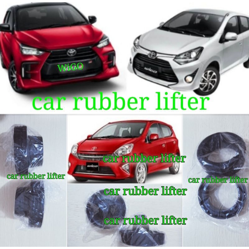 Rubber lifter for Toyota wigo heavy duty 2pcs in 1 order | Shopee ...