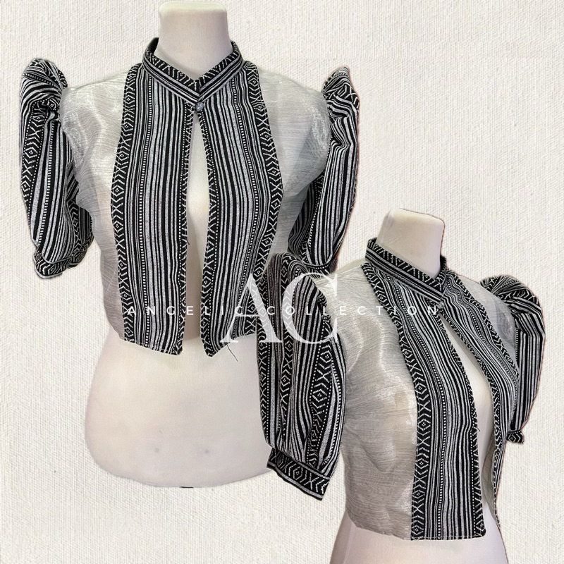 Angelic Collection | Modern Filipiniana Puff Sleeves Bolero — Ethnic ...