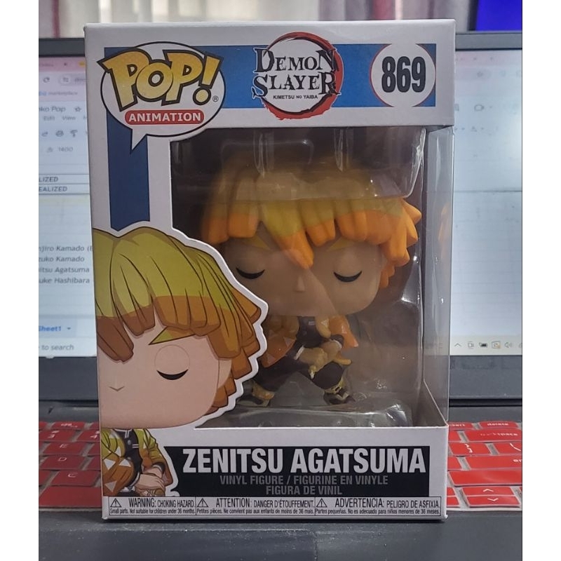 Funko Pop! Demon Slayer: 869 Zenitsu Agatsuma | Shopee Philippines