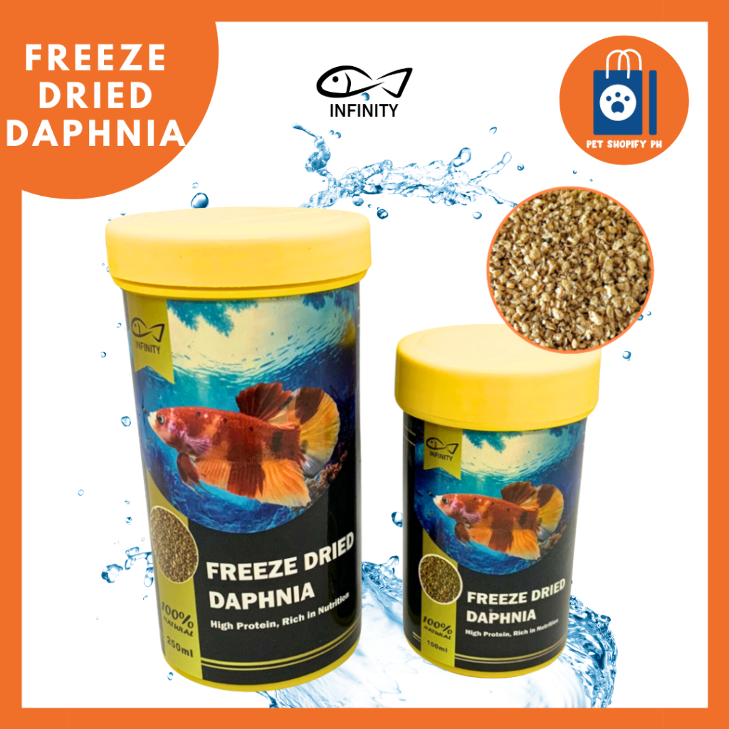 INFINITY FREEZE DRIED DAPHNIA/HIGH PROTEIN RICH IN NUTRITION/GROWTH ...