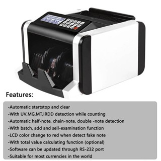 Money counter World Bill Counter Machine Bank Noter Money Detector With ...