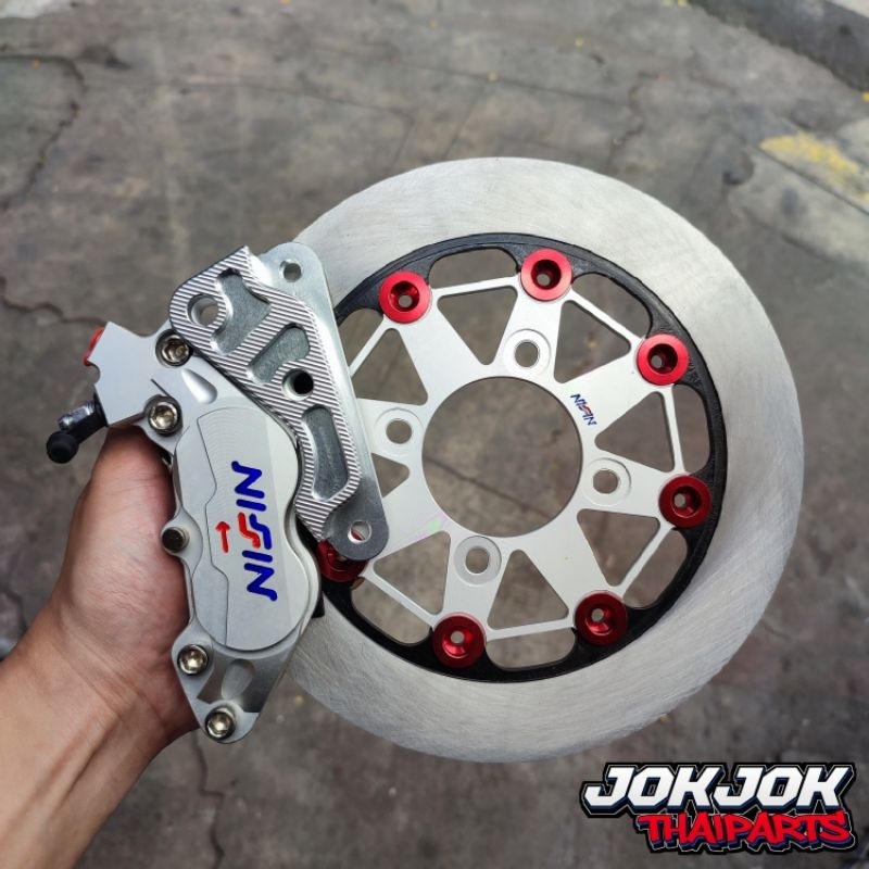 MIO Nissin 4pot Caliper Set w/ 220mm 4-Holes Float Disc (Sporty/Soulty ...