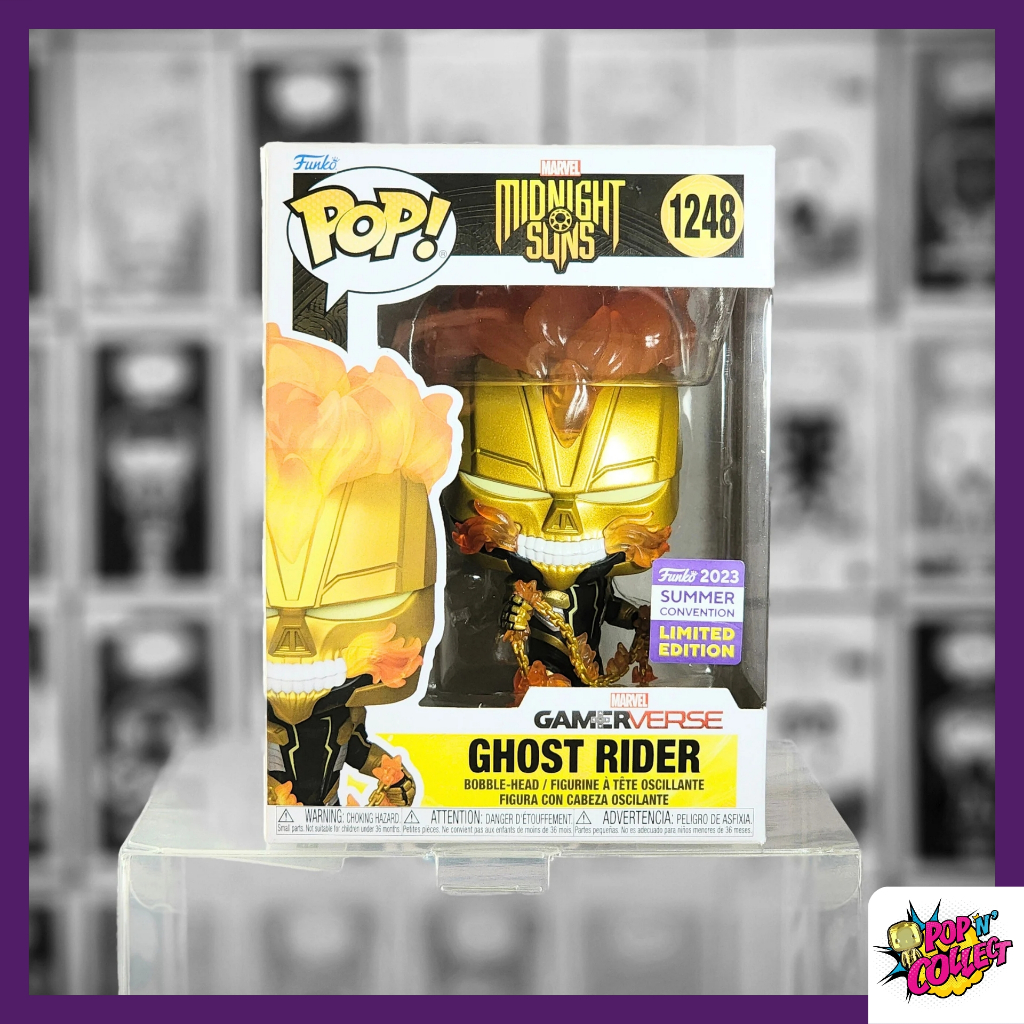 Funko Pop! Marvel - Midnight Sons - Ghost Rider 1248 w/ Free Protector (Sold by Pop N' Collect ...