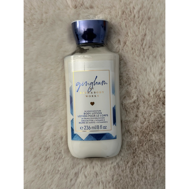 Bath & Body Works Gingham Body Lotion 24hr Moisture 236ML | Shopee ...