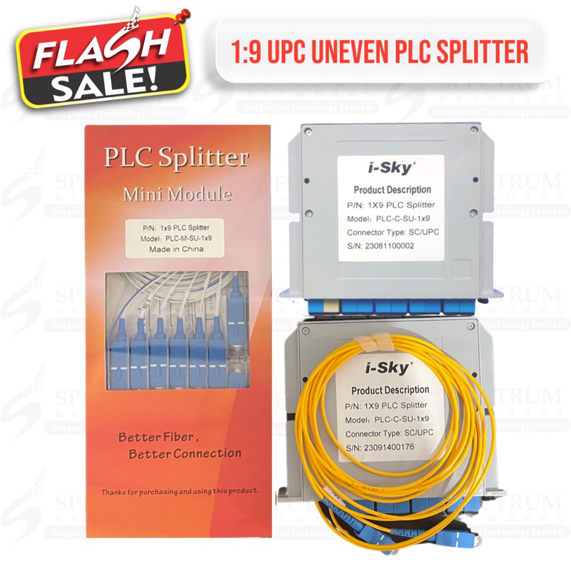 FTTH i-SKY UNEVEN PLC SPLITTER SOLUTION | Shopee Philippines