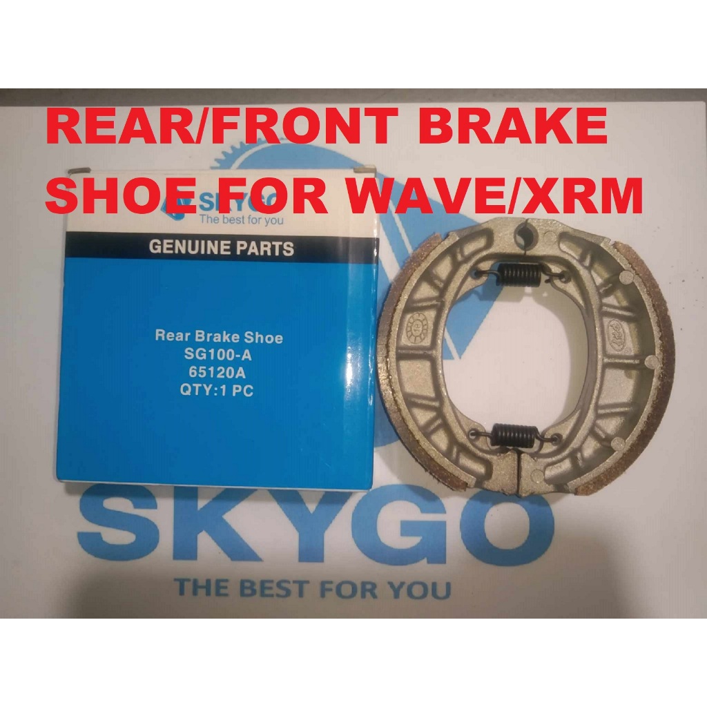 skygo rear/front brake shoe for skygo duke/archer/hero/wave/xrm motor's ...