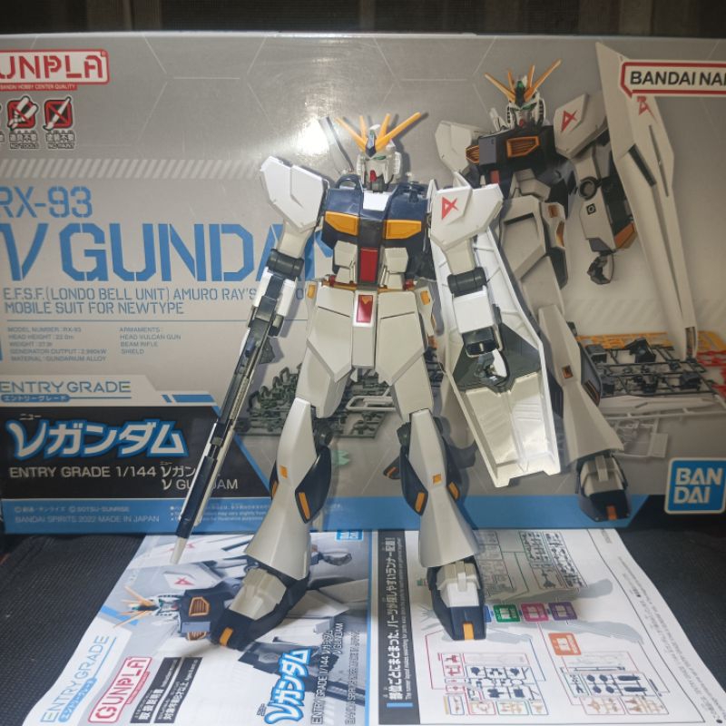 Gundam NU Entry Grade RX-93 V Gundam | Shopee Philippines