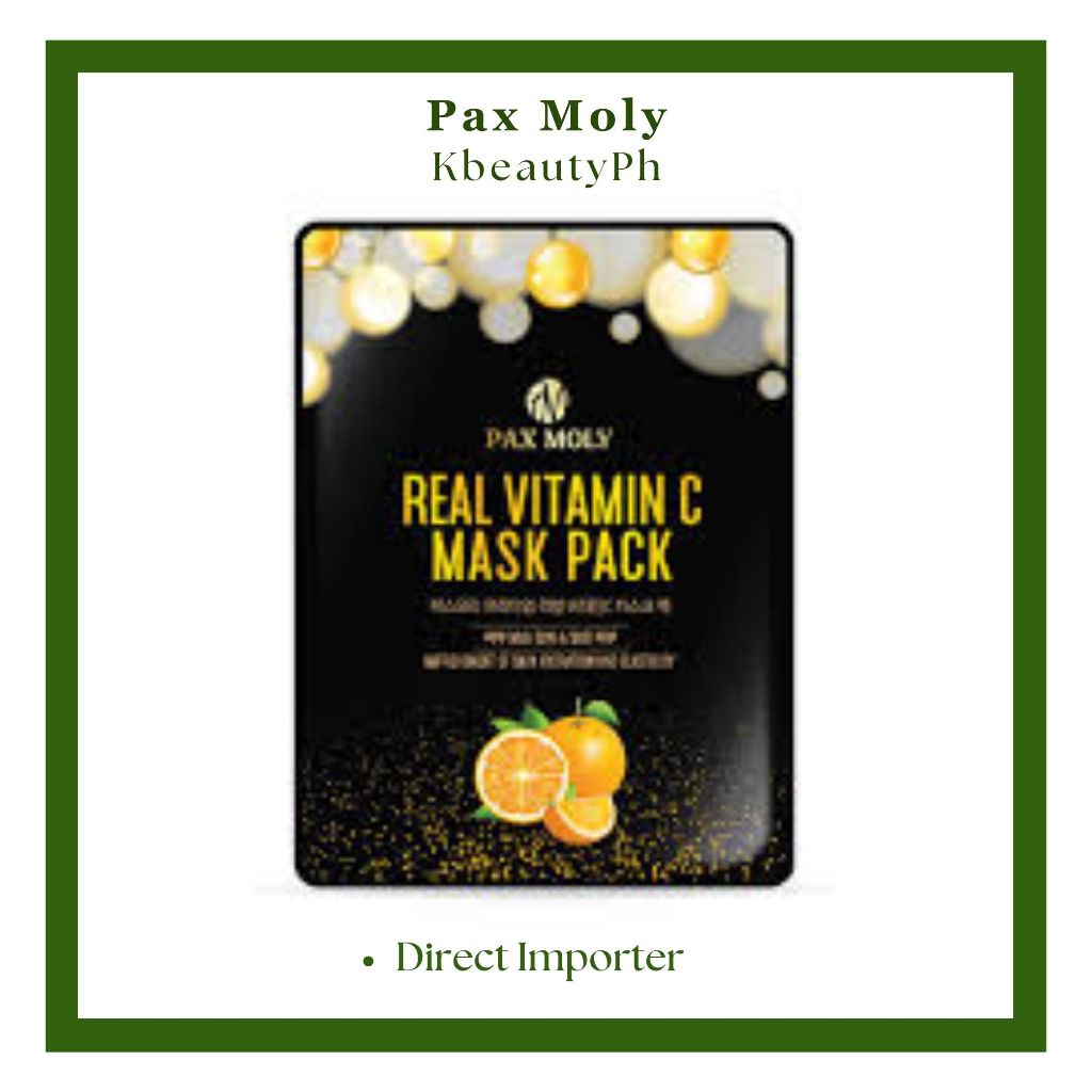 Pax Moly Real Vitamin C Mask Pack | Shopee Philippines