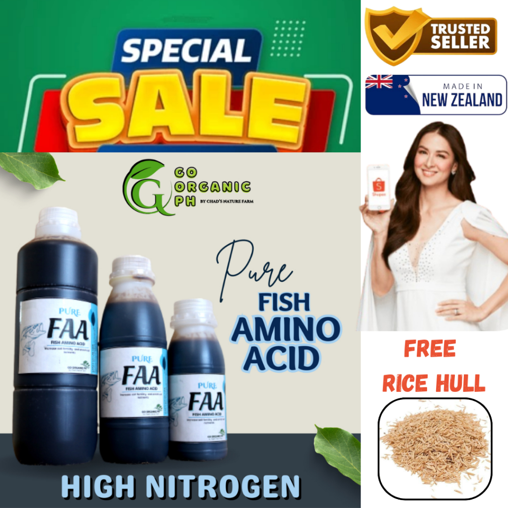PURE FAA - Fish Amino Acid Immune Booster for Plants Made in New ...