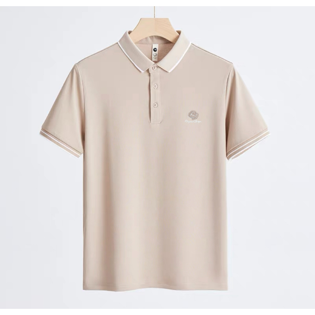 Lucky T587 Casual Style Polo Shirt Short Sleeve Polo Shirt For Men Light Weigth Cotton | Shopee ...