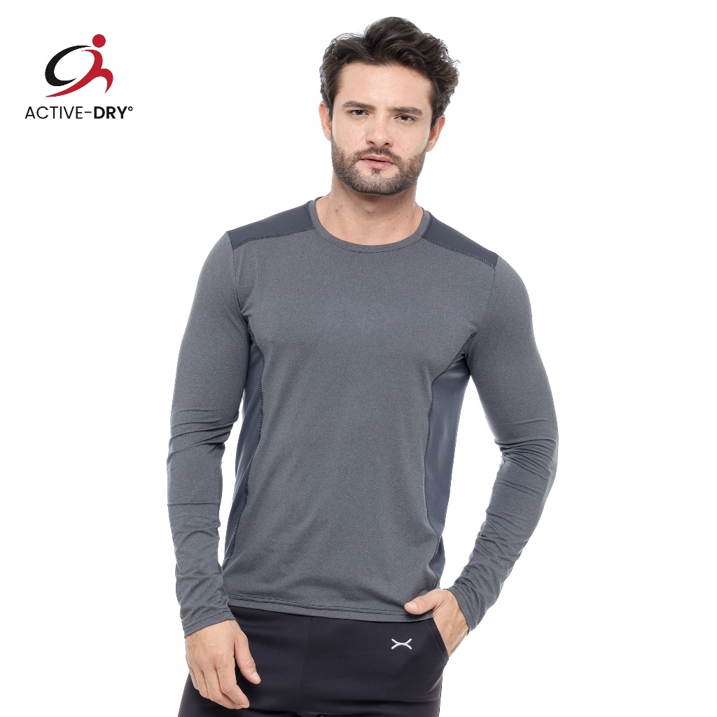 Active-DRY Long Sleeve Premium Compression Baselayer T-Shirt ...