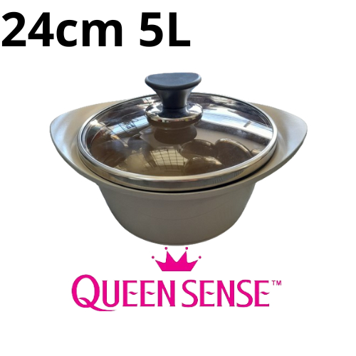 24cm 5L Queen Sense Non-stick Induction Ceramic Coating Medium-sized ...