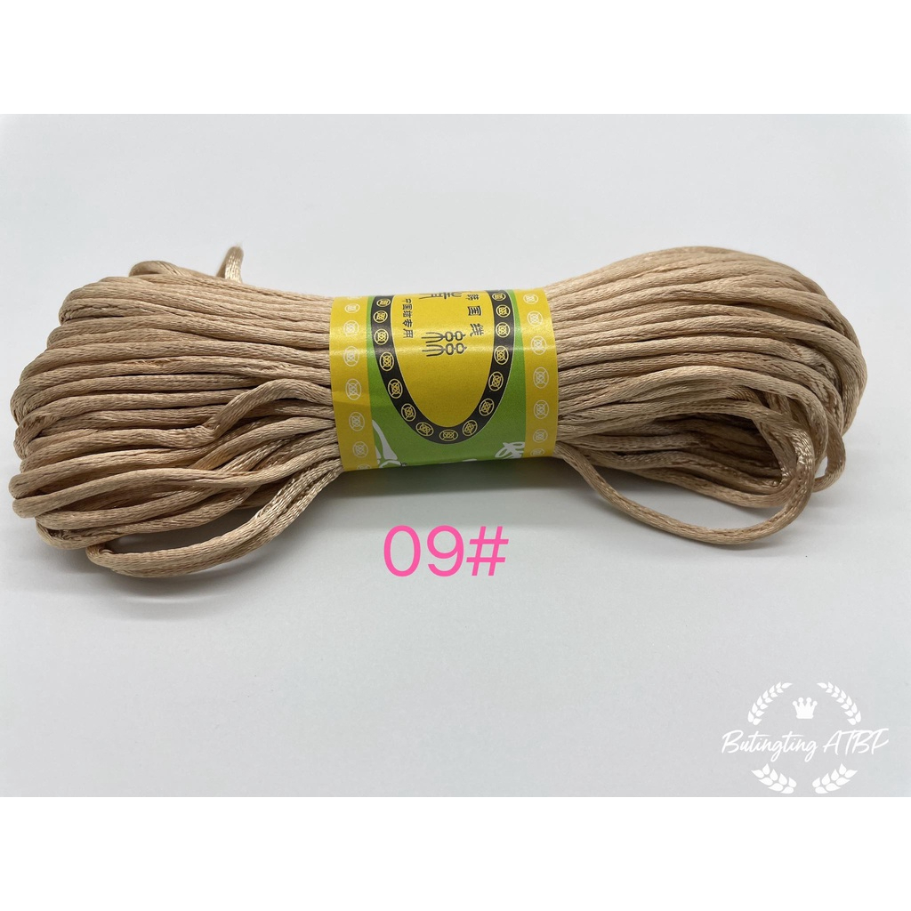 20 Yards/ bundle 2.5mm Polyester Braided Long Rope DIY Chinese Knot ...