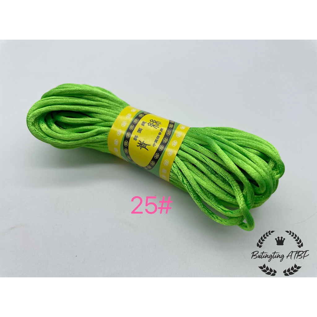 20 Yards/ bundle 2.5mm Polyester Braided Long Rope DIY Chinese Knot ...
