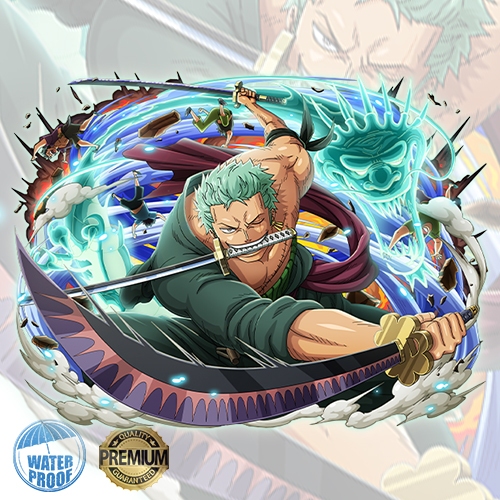 Roronoa Zoro (Premium Waterproof and Fade-resistant Stickers) | Shopee ...