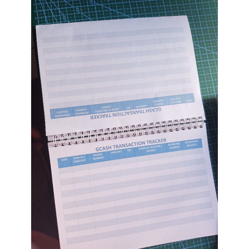 Gcash Transaction Notebook 120 pages / 60 leaves Waterproof Cover ...