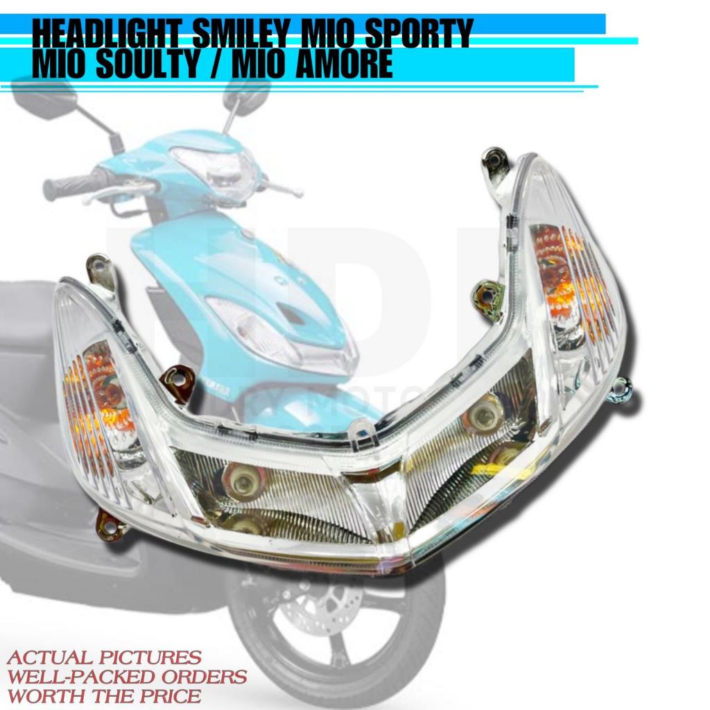 HDR YAMAHA SMILEY MIO SPORTY / MIO SOULTY / MIO AMORE HEADLIGHT/ HEAD ...