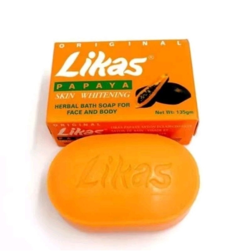 Original Likas Papaya Soap 135g Whitening Soap Face And Body Soap ...
