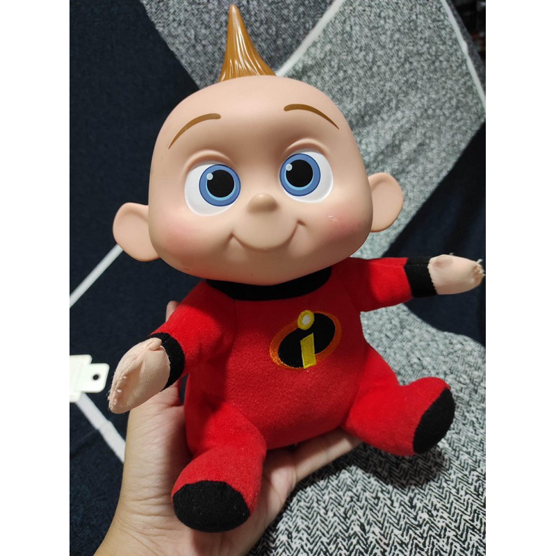 Disney Pixar Incredibles 2 Baby Jack-Jack Talking Sound Light Up Plush ...
