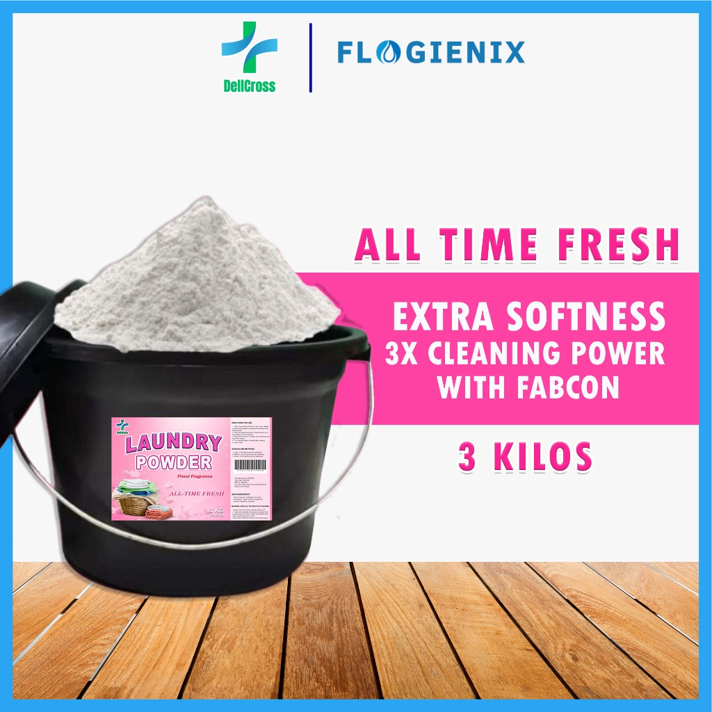 FLOGIENIX POWDER DETERGENT FABCON ALL TIME SCENT - 3KG | Shopee Philippines