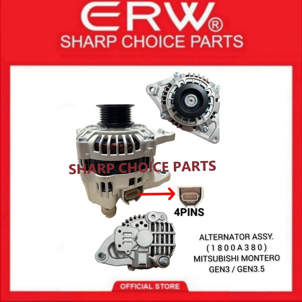 ALTERNATOR ASSEMBLY Replacement part no:( 1800A380 ) MITSUBISHI MONTERO ...
