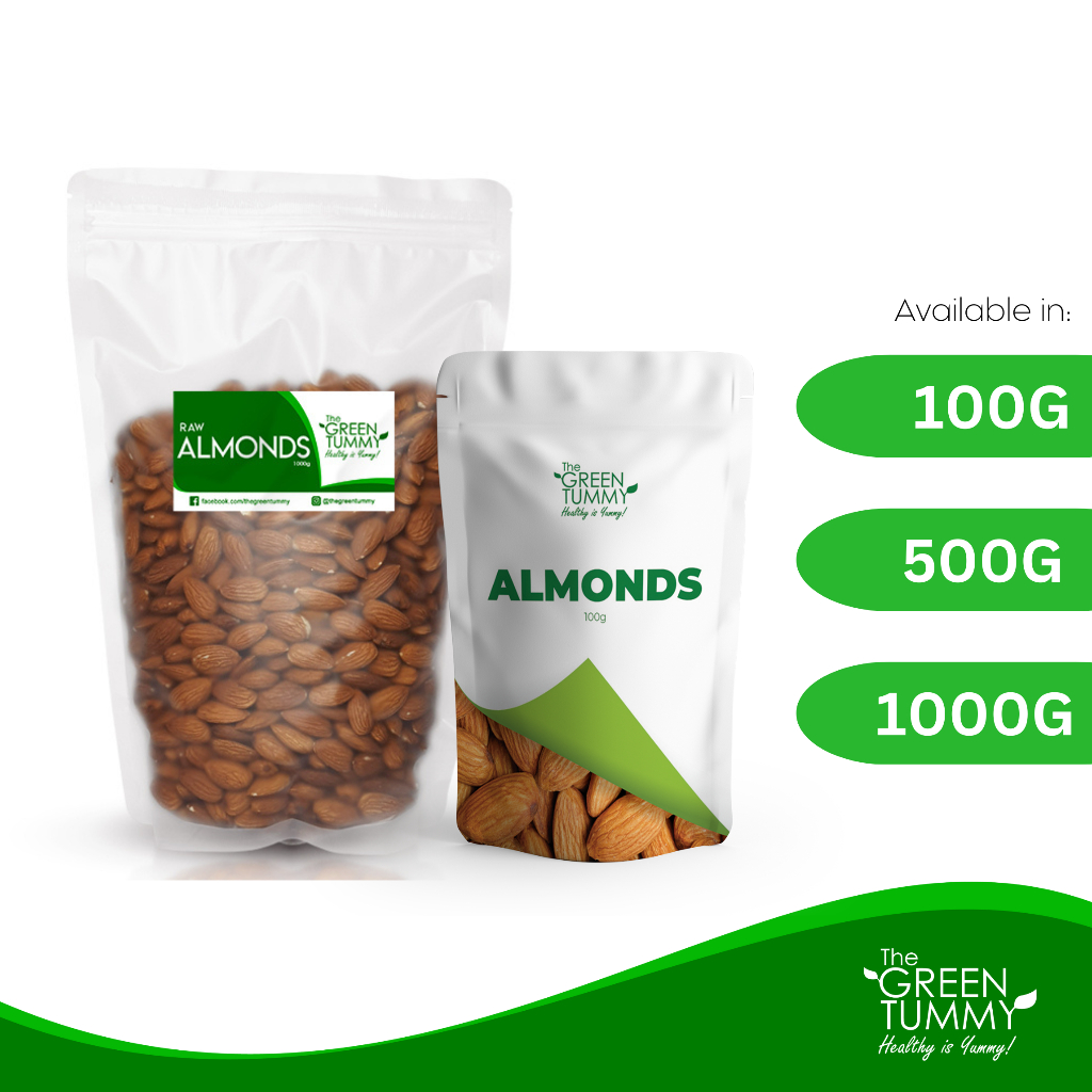 The Green Tummy Almonds Nuts Snacks | Shopee Philippines