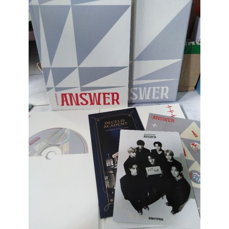ENHYPEN DIMENSION ANSWER NO VER UNSEALED | Shopee Philippines