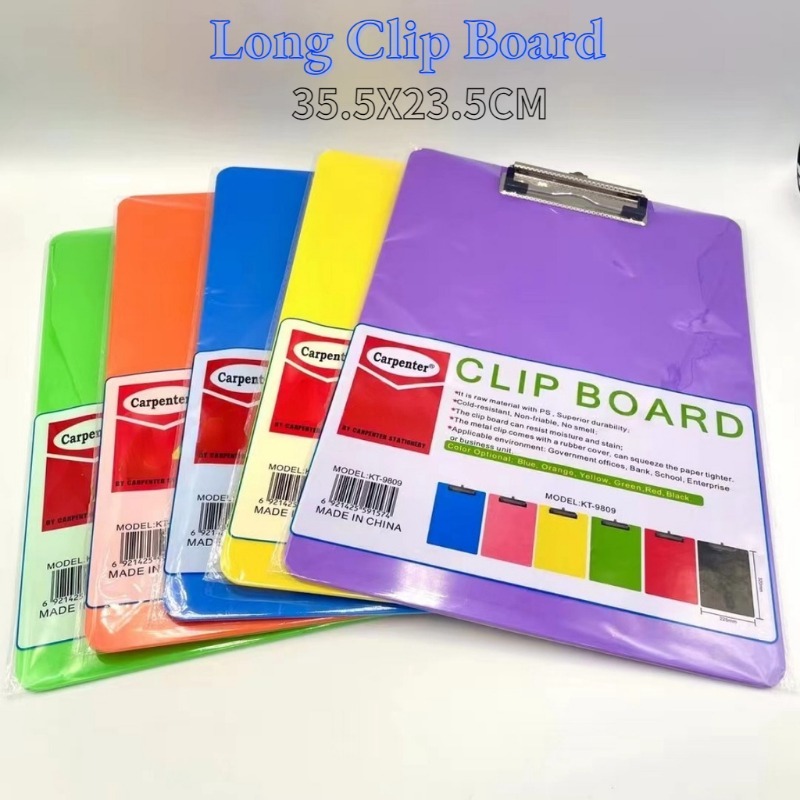 Long Clipboard File Folder Office Document Organizers Clip board School ...