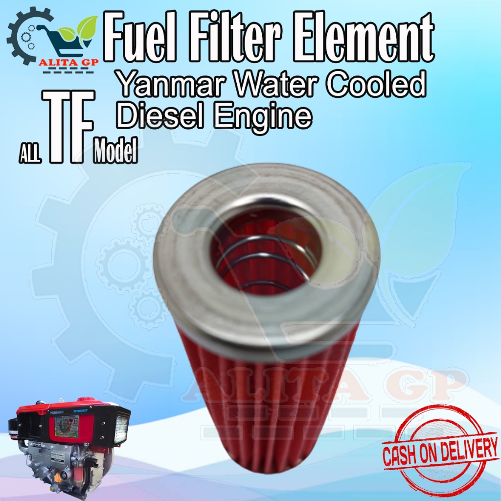 Fuel Filter Element Yanmar TF50 TF60 TF70 TF75 TF80 TF90 TF105 TF120 ...
