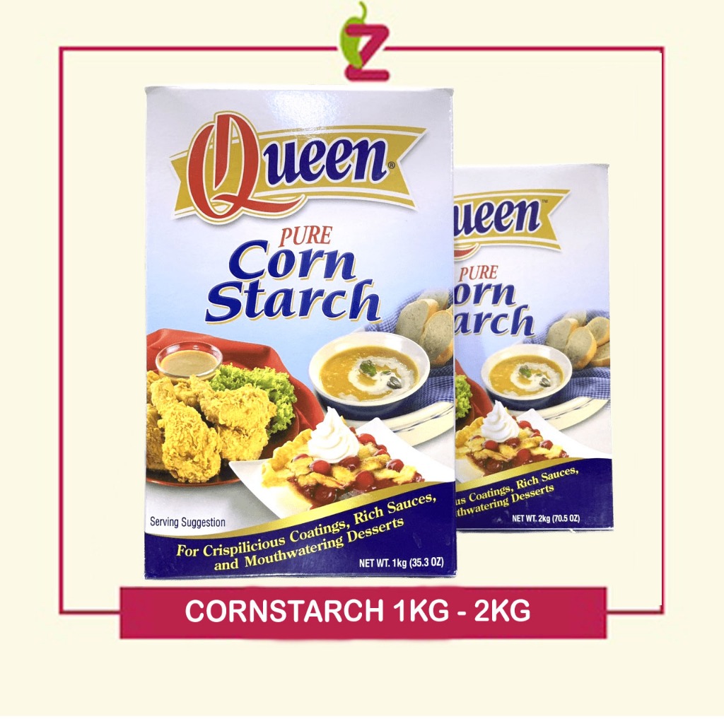Queen Cornstarch 1kg - 2kg | Shopee Philippines