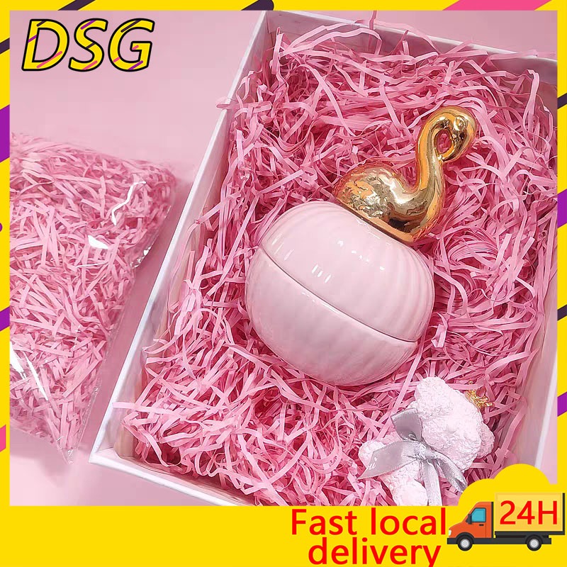 Raffia Gift Filling Gift Decoration Colorful Raffia Shredded Paper 100g ...