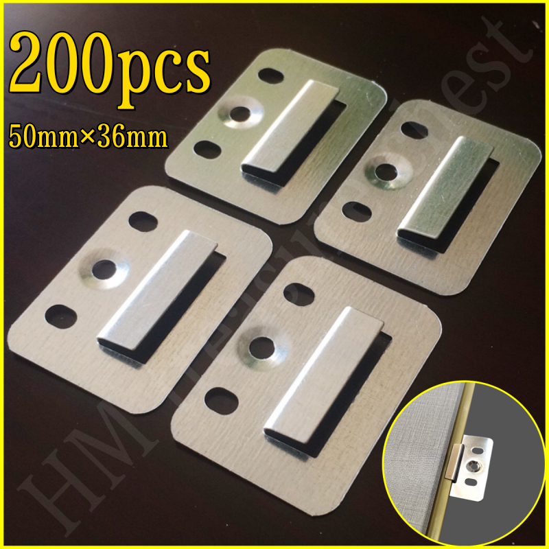 200pcs Metal Clip Wall Clip Fluted Wall Panel For Wpc Wall And Ceiling ...