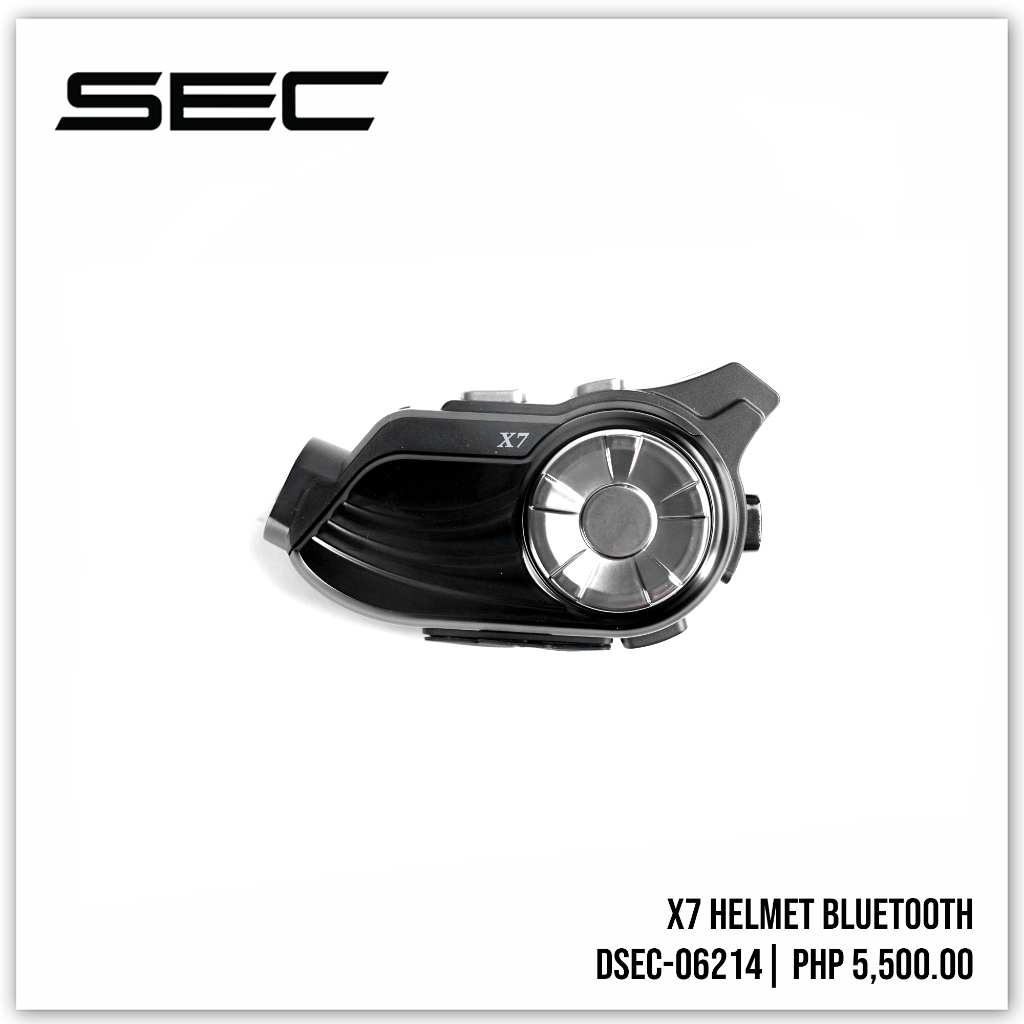 DSEC-06214 | Sec X7 Helmet Bluetooth w/ Light | Shopee Philippines