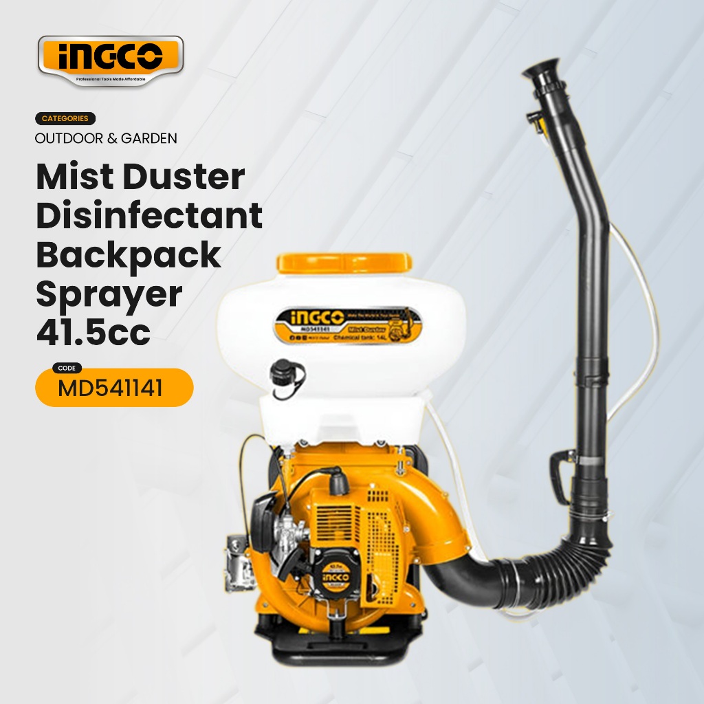 Ingco 2 Stroke Mist Duster 41.5cc / 14L Tank MD541141 IIT IPT | Shopee ...