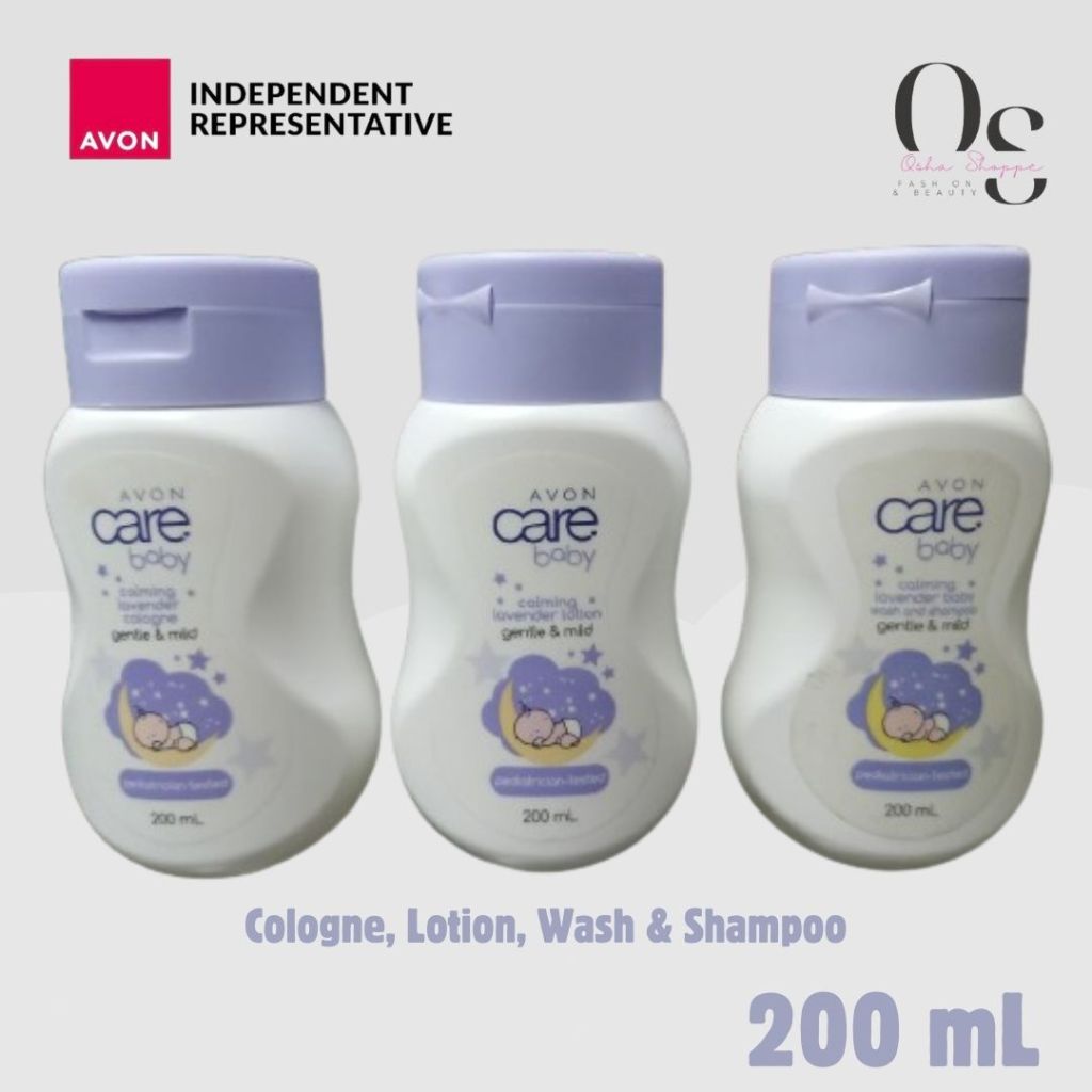 AVON Care Baby Calming Lavender 200 mL (Cologne, Lotion, Wash & Shampoo ...