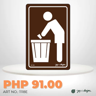 Shop garbage signage for Sale on Shopee Philippines