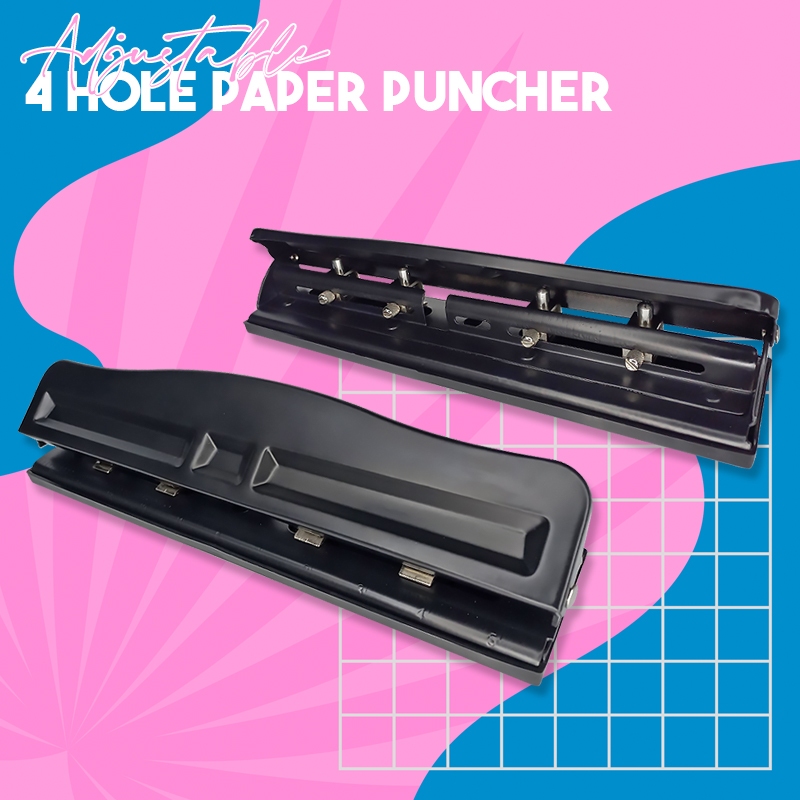 A4 Size Adjustable 4 Holes Paper Puncher | Shopee Philippines