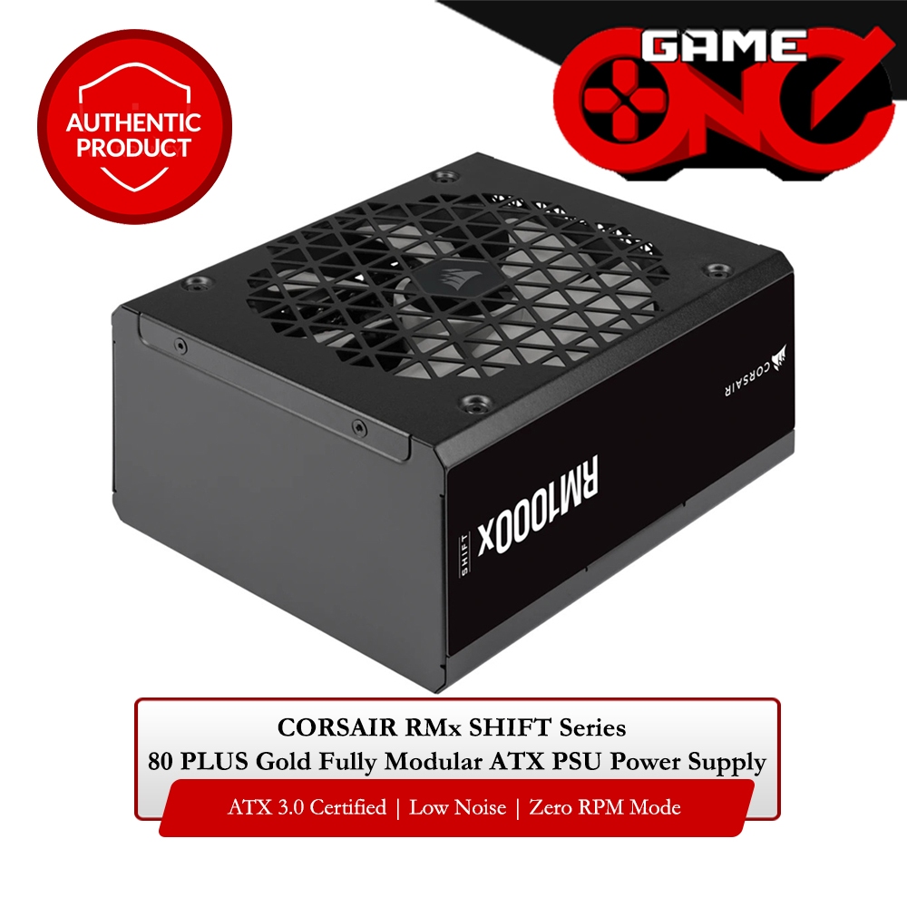 CORSAIR RMx SHIFT Series 80 PLUS Gold Fully Modular ATX PSU Power ...
