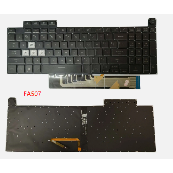 NEW LAPTOP KEYBOARD FOR Asus TUF Gaming A15 F15 FA507 FA507R FX507 ...