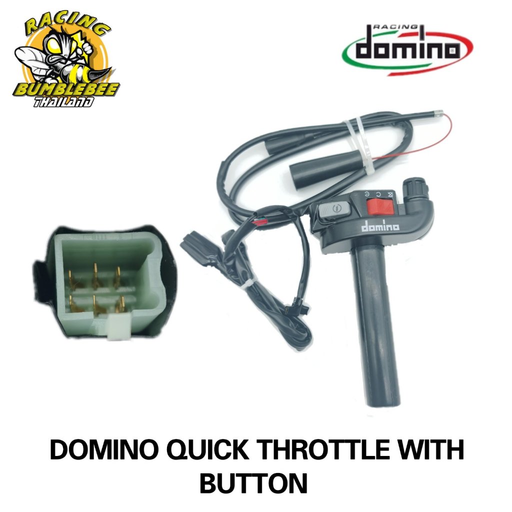 DOMINO QUICK THROTTLE W/ SWITCH and CABLE UNIVERSAL | Shopee Philippines