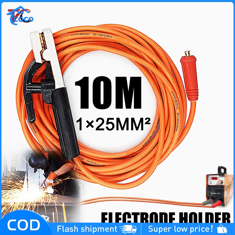welding cable 10 meters original with Electrode Holder and Connector ...