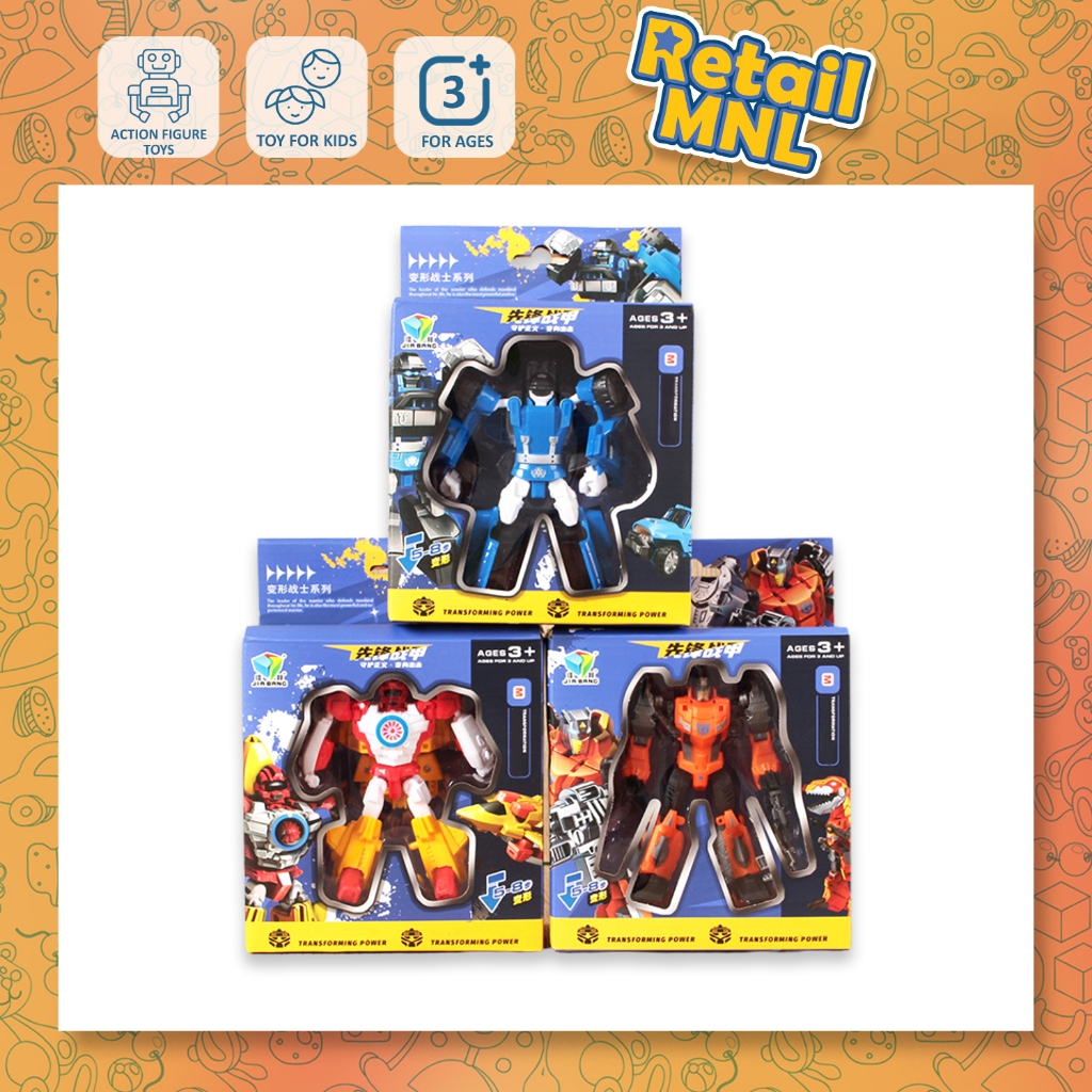 Retailmnl Mini Warrior Robot Blind Box Galaxy Detectives Action ...