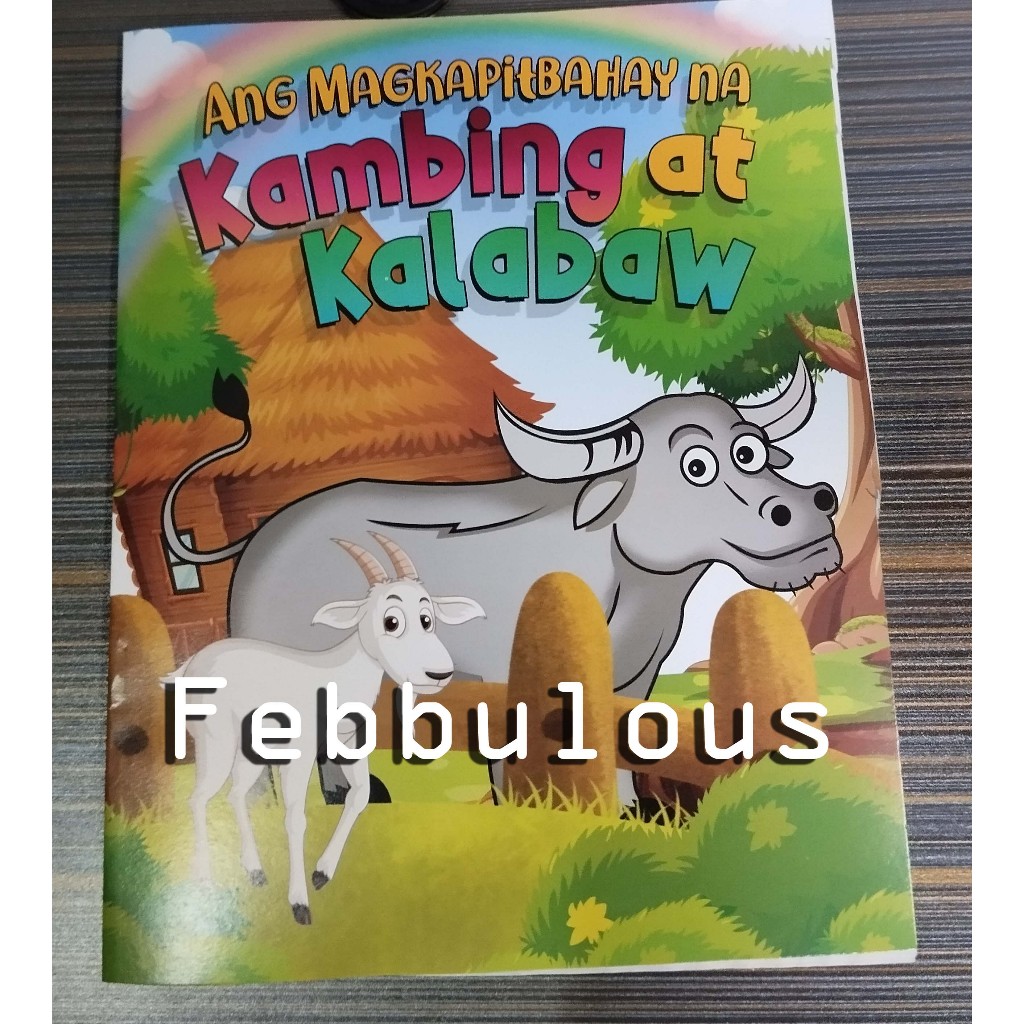 Story Book / Coloring Book Tagalog English ( Ang magkapitbahay na ...